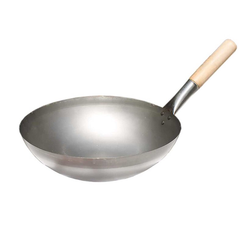 All Grill Original chinesische Wokpfanne mit Holzgriff, Ø 35 cm- www ...